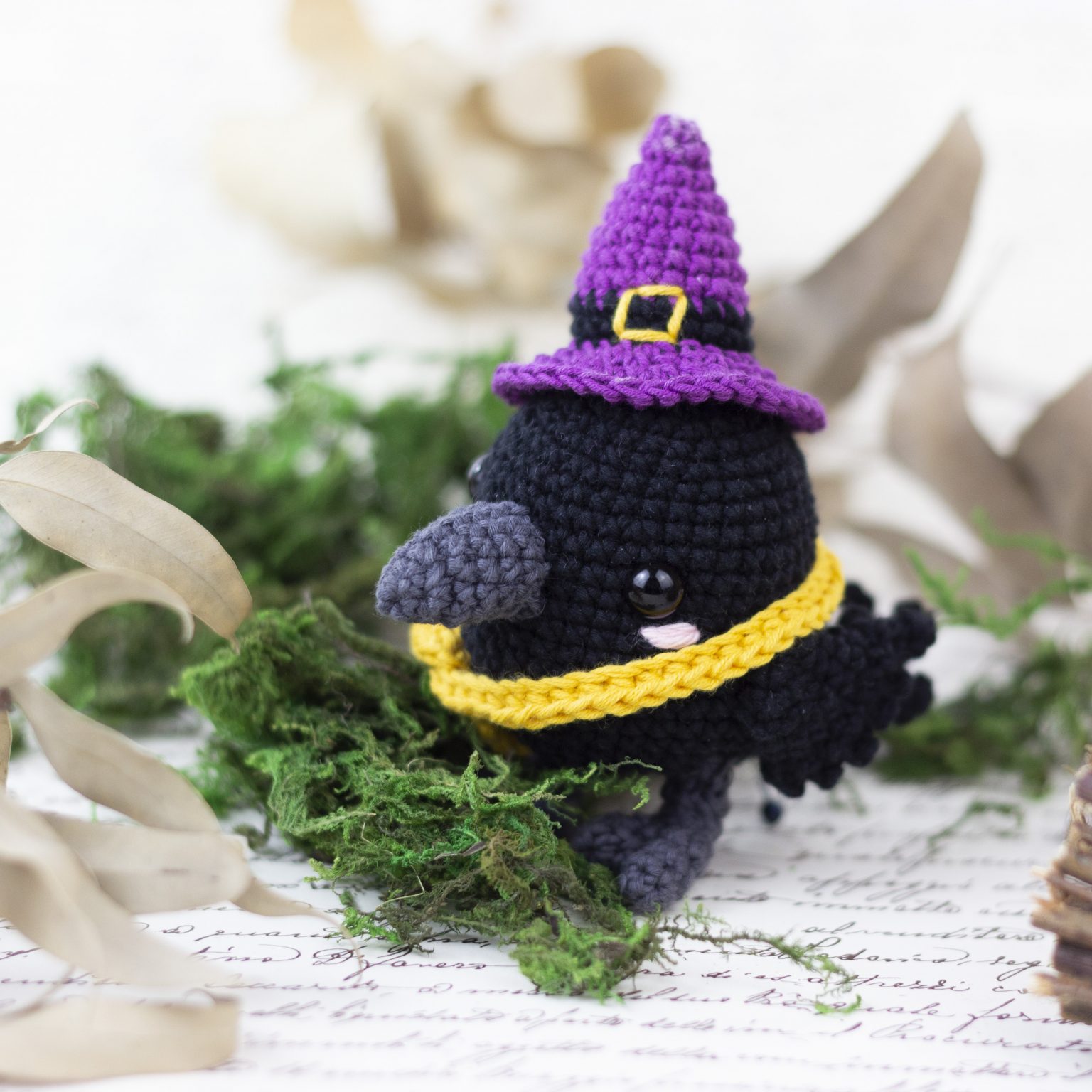 Patrón Cuervo Amigurumi – Amigurumi Duende de los Hilos